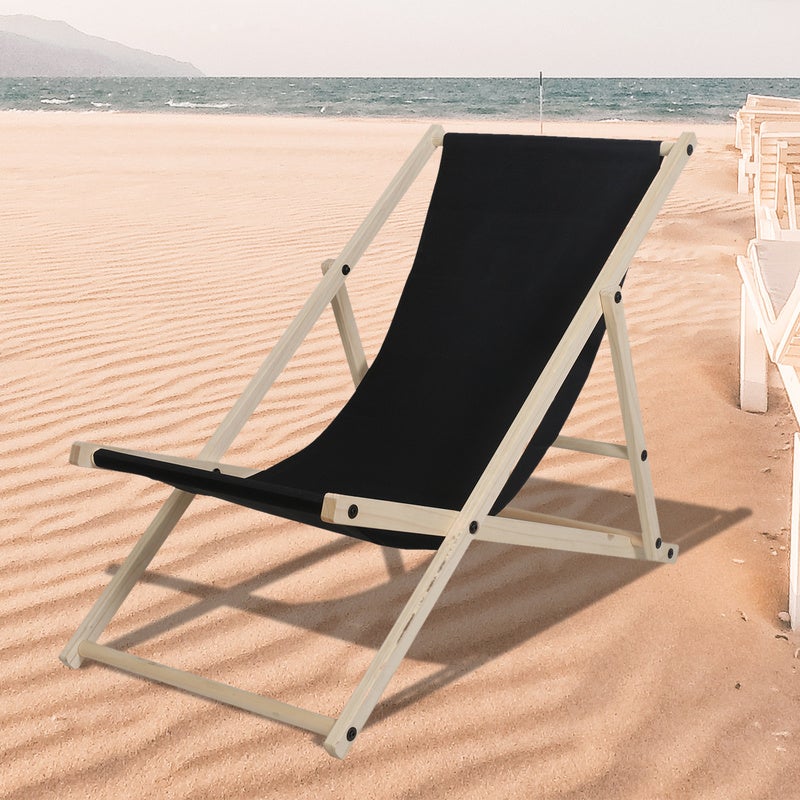 Sillón plegable de madera silla de jardín larga silla de madera ...