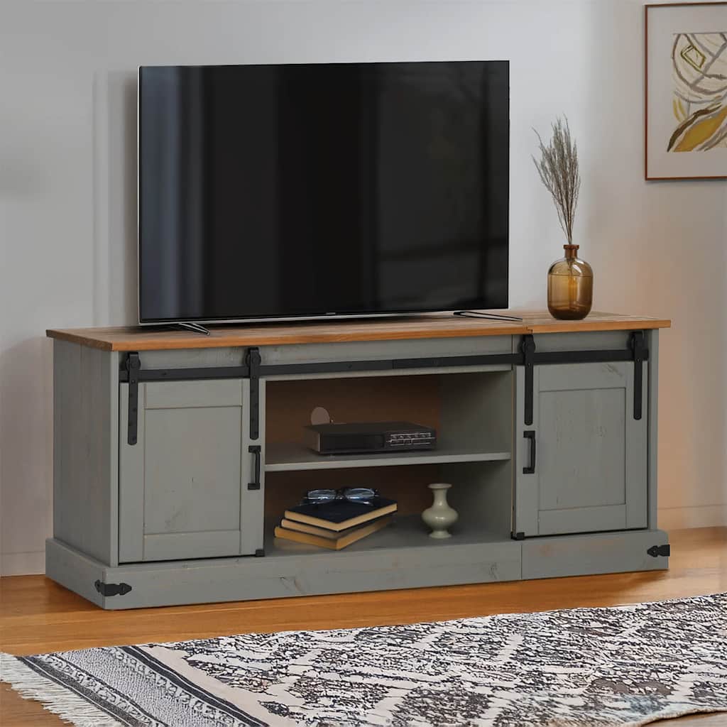 Meuble TV，Banc TV Moderne，Meuble de Rangement HALDEN 2 portes ...
