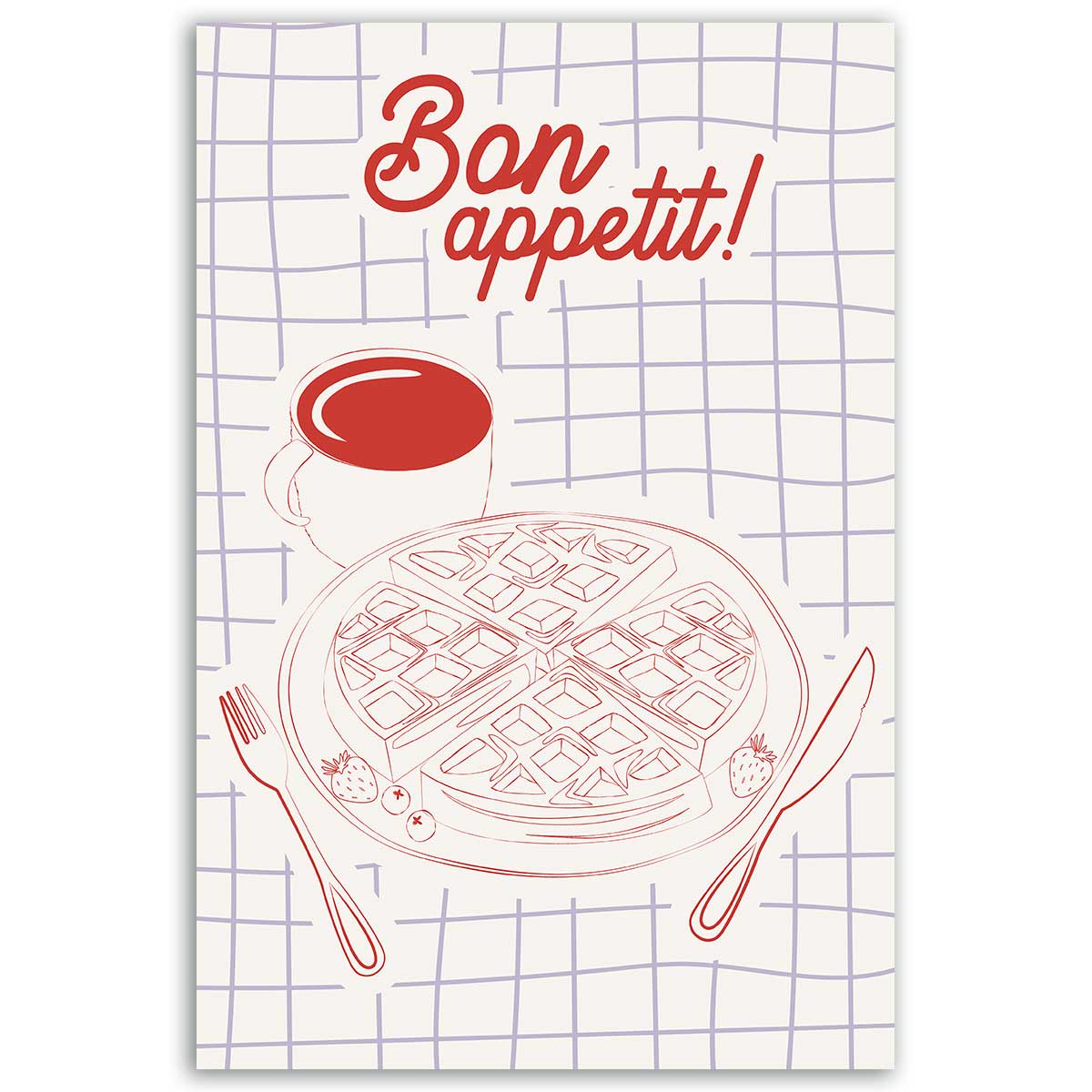 Tableau Bon Appétit cuisine - 40x60cm | Leroy Merlin