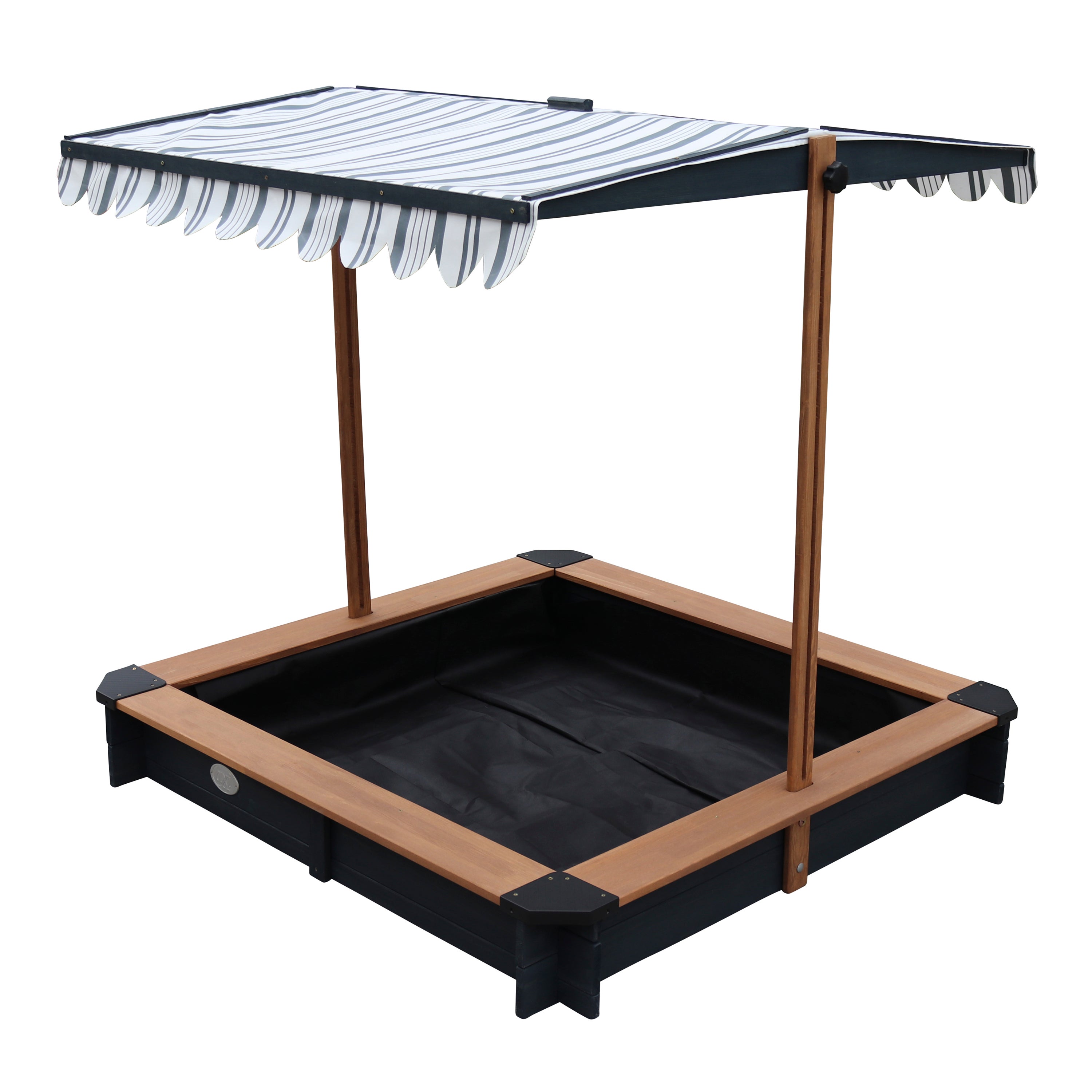 AXI Lily Bac à Sable Enfant en Anthracite / Marron - 118 x 118 cm | Bac ...