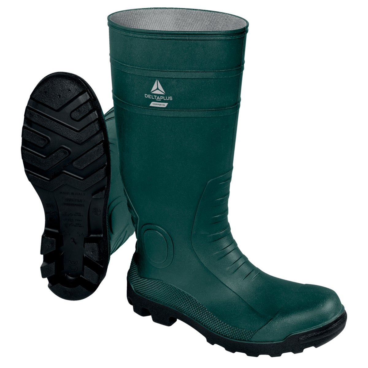 BOTTE DE SECURITE PVC VERT COPPER - DELTA PLUS | Leroy Merlin