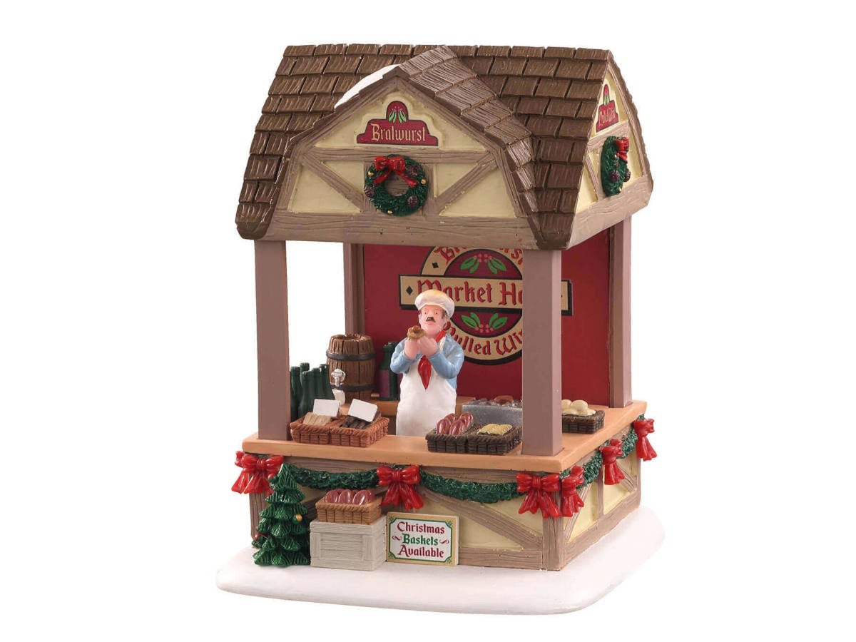 Le saucissier Bratwurst du marché de Noël - LEMAX | Leroy Merlin