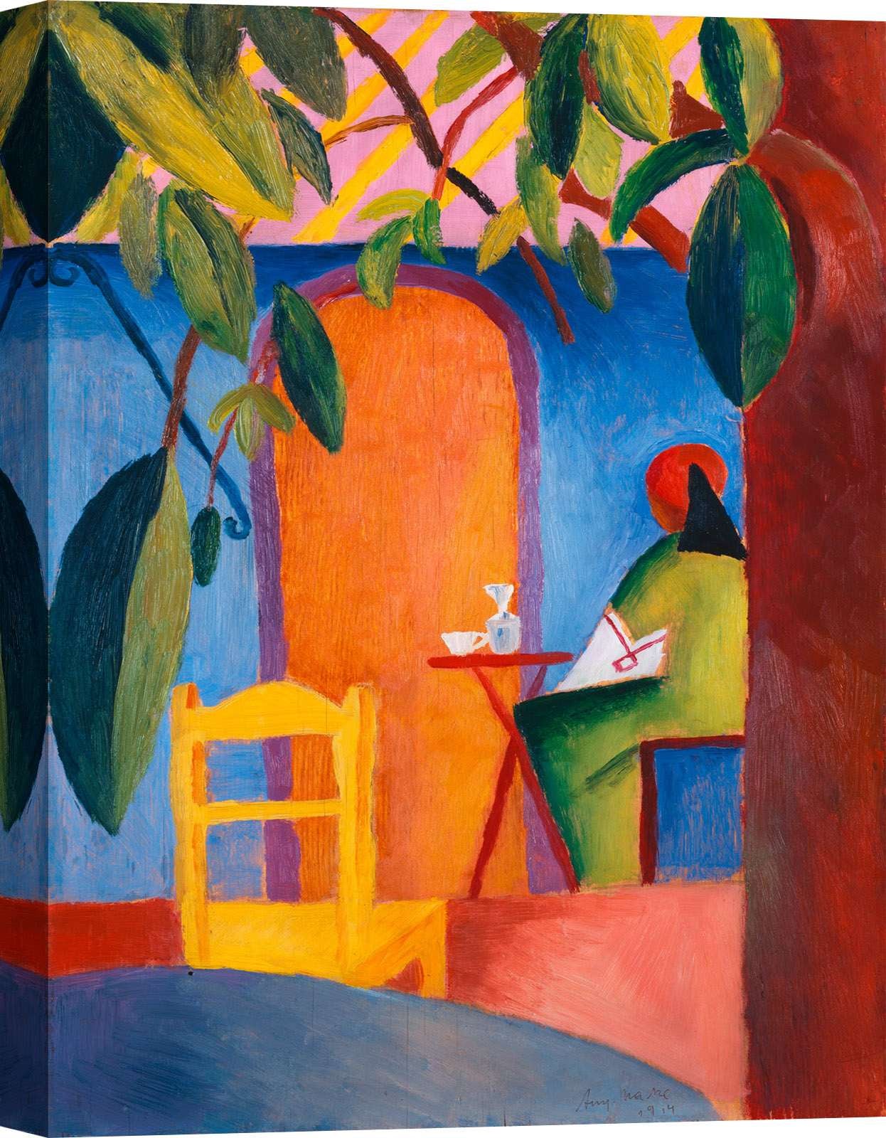 Peinture d'art moderne - impression sur toile - August Macke, Turkish ...