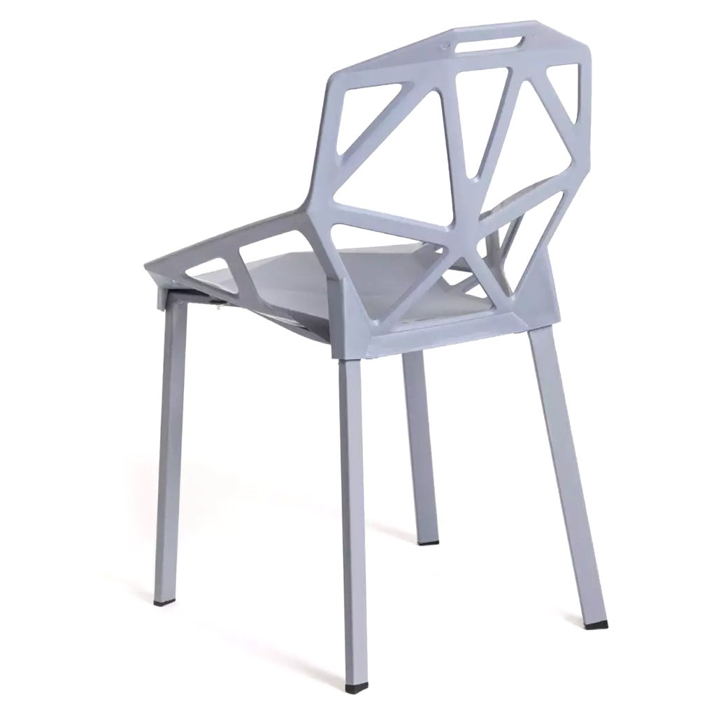 Electra Chair - Modern Stackable Dining Chair in Dark Gray ...