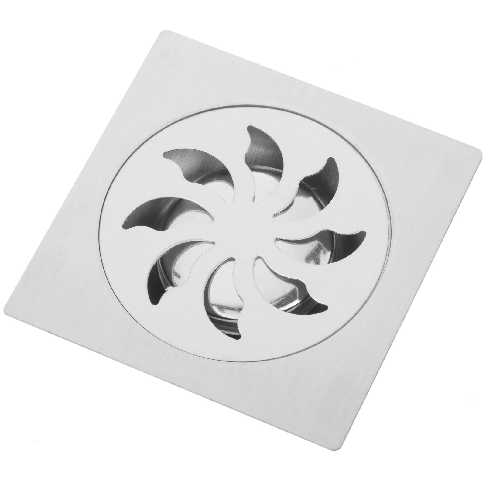 Bonde avec grille florale et couvercle amovible pour sol 12x12 cm ...