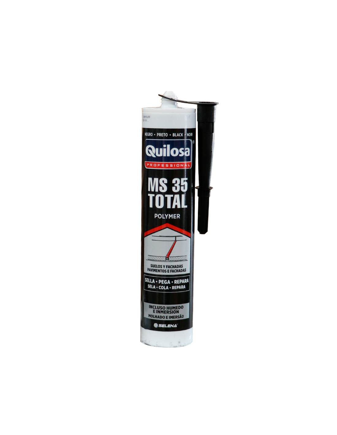 QUILOSA - SELLADOR POLIMERO MS-35 TOTAL QUILOSA 300 ML (NEGRO) | Leroy ...