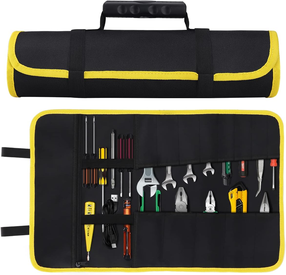 Sac à Outils, Sacs Porte Outils avec Poches Zippées, Sac à Outils ...