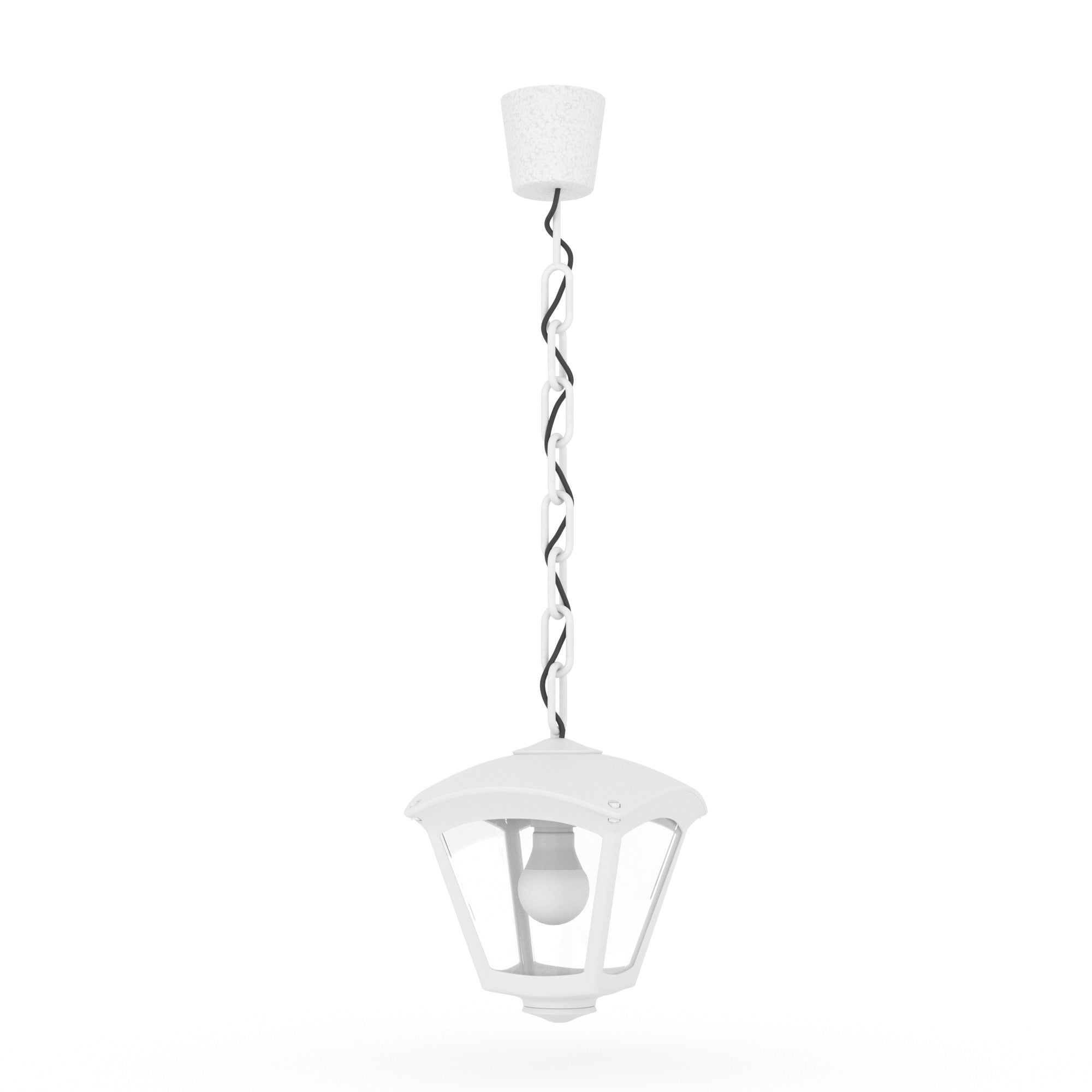 Farol de exterior colgante FUMAGALLI "Sicar/Roby" - Blanco | Leroy Merlin