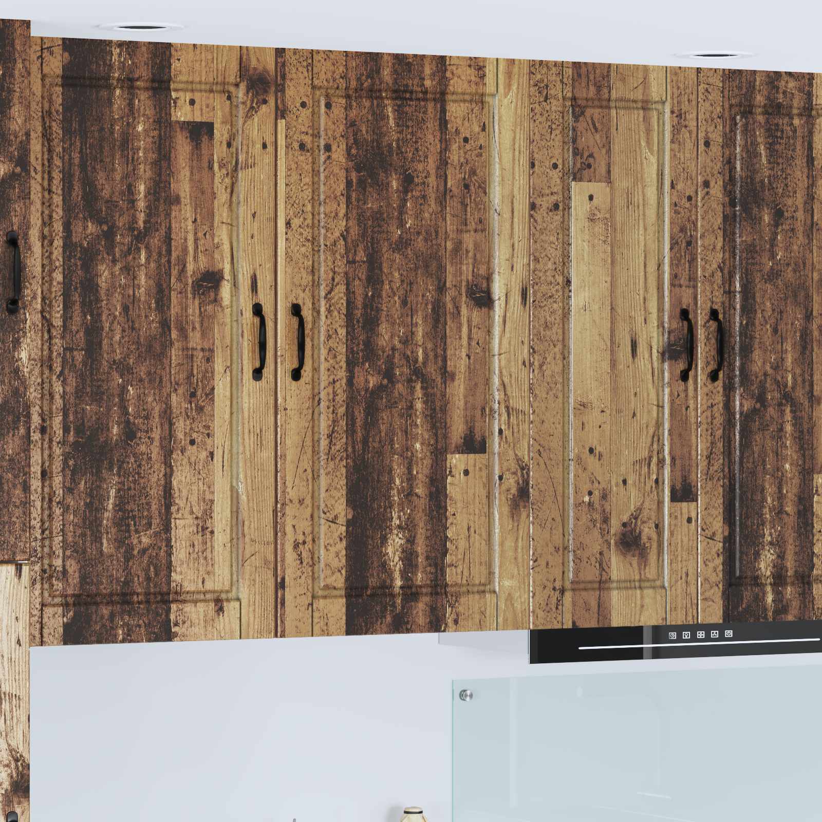 Panel de lavaplatos con estante Madera vieja 50 x 31 x 100 cm | Leroy ...