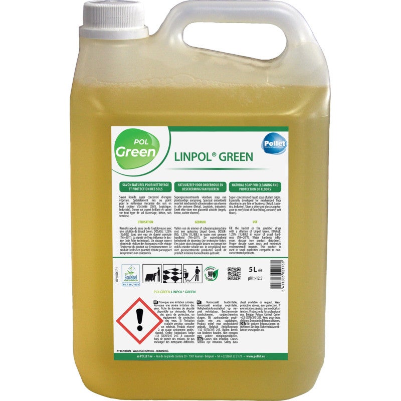 Linpol Green - Savon protecteur naturel - Pollet - 5 L | Leroy Merlin