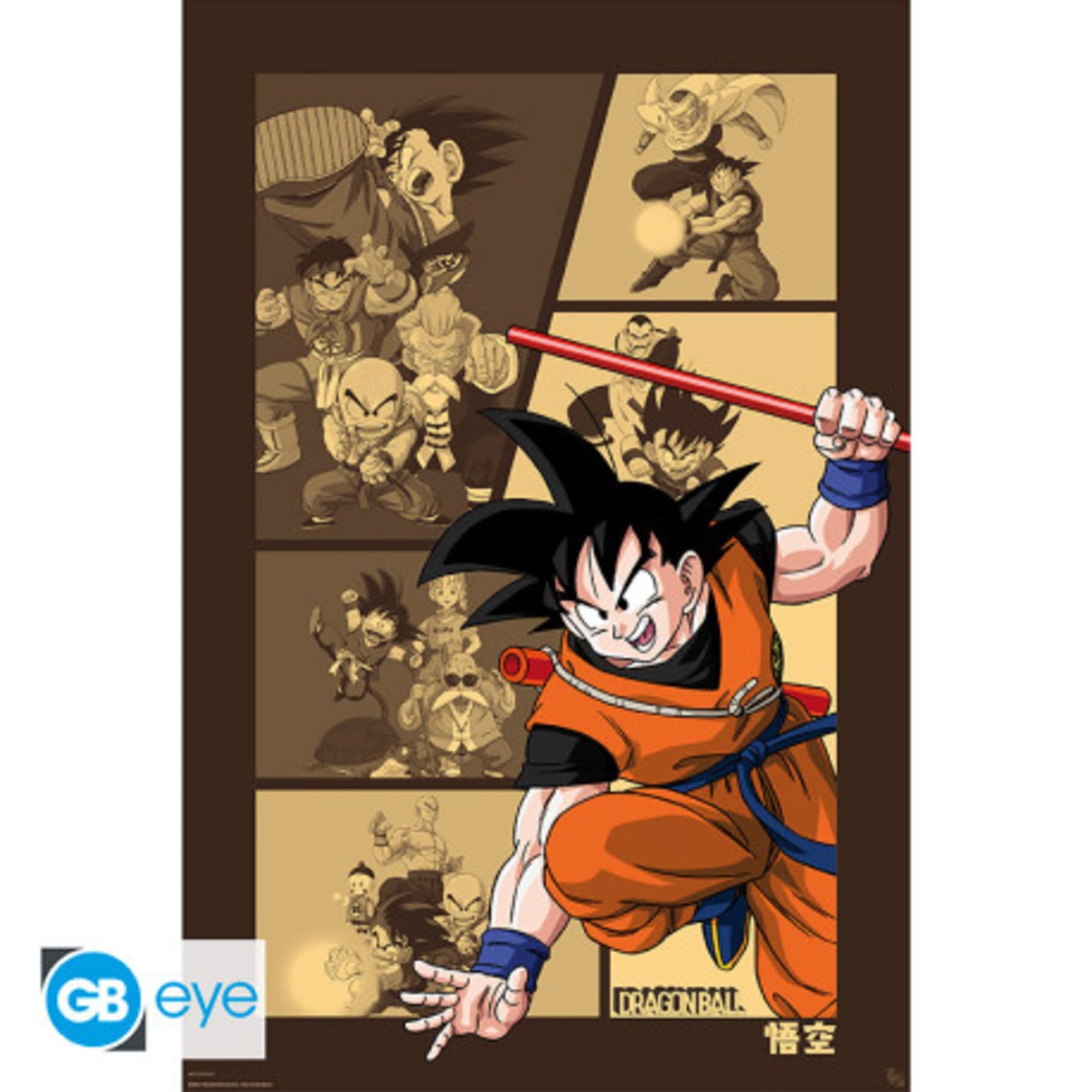 Poster Dragon Ball - Goku Retro 61x91.5cm | Leroy Merlin
