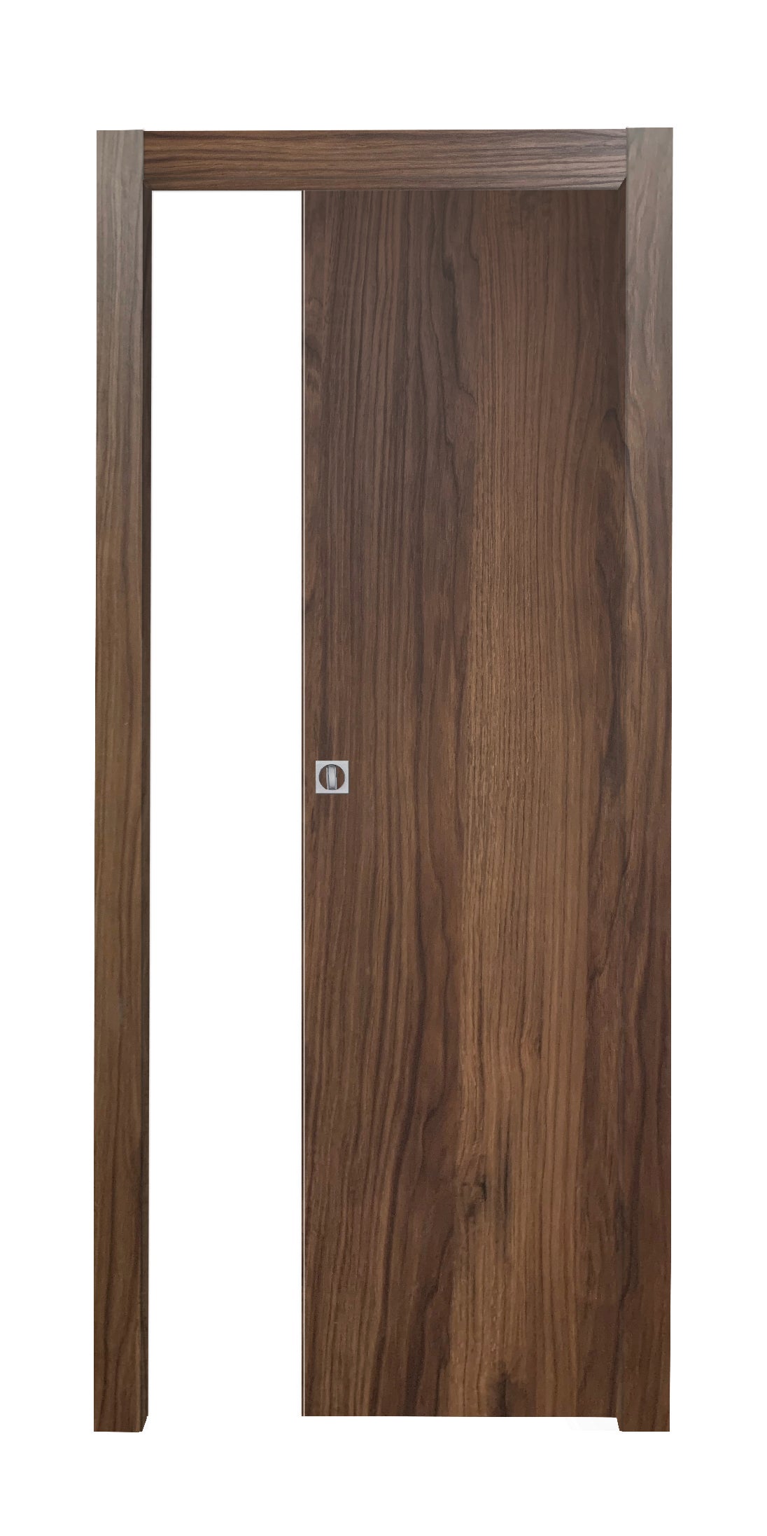 Porte Microtec 210x70 en Noyer Vertical | Leroy Merlin