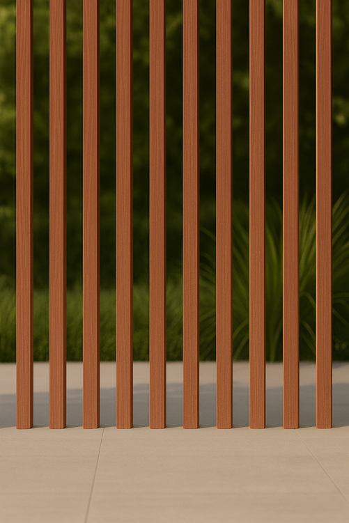 Viga alveolar de aluminio 100x50x2900 mm Color: TEAK | Leroy Merlin