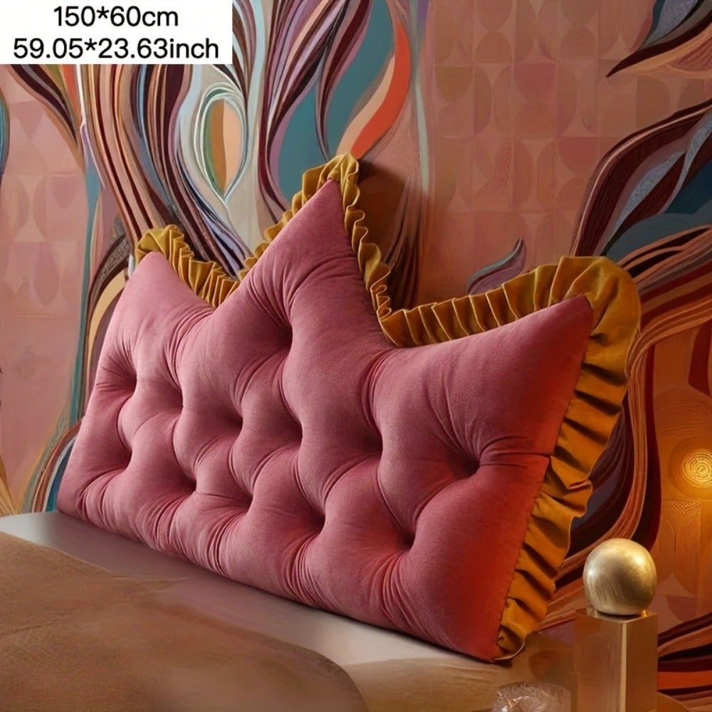 1 Coussin De Dossier De Style Vintage Avec Bordure À Volants Pour Une ...