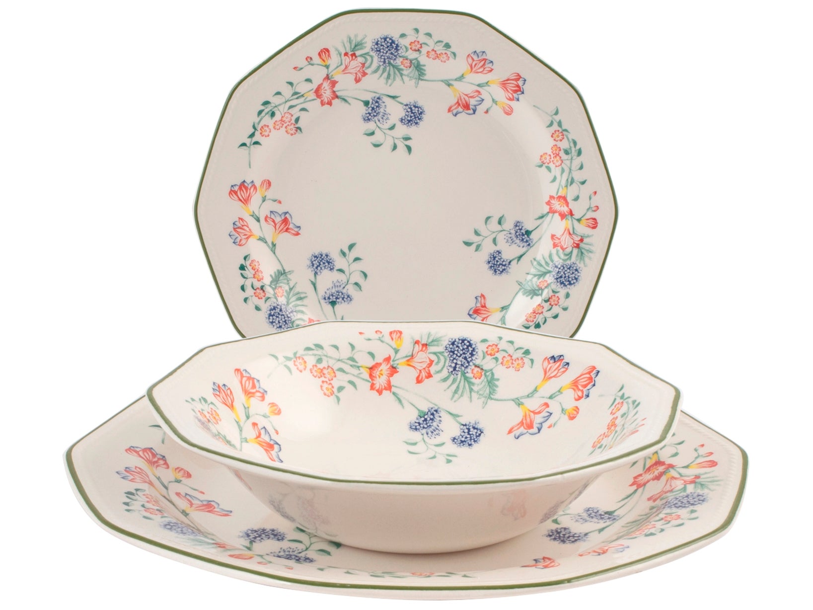 Emily Fruit Platter Vajilla De Loza, Multicolor, 20Cm | Leroy Merlin