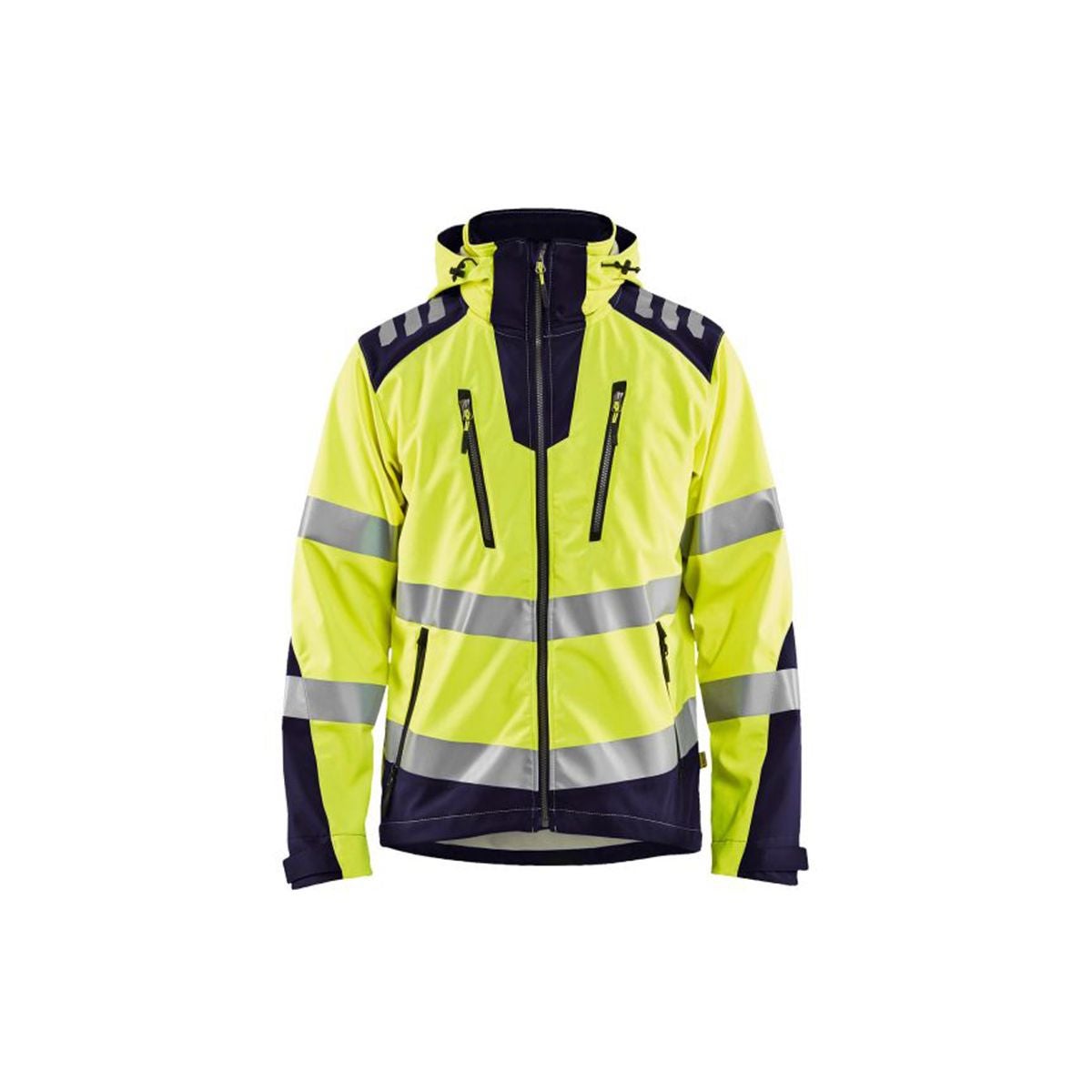 Veste Softshell haute-visibilité Jaune fluo/Marine - Blaklader - Taille ...