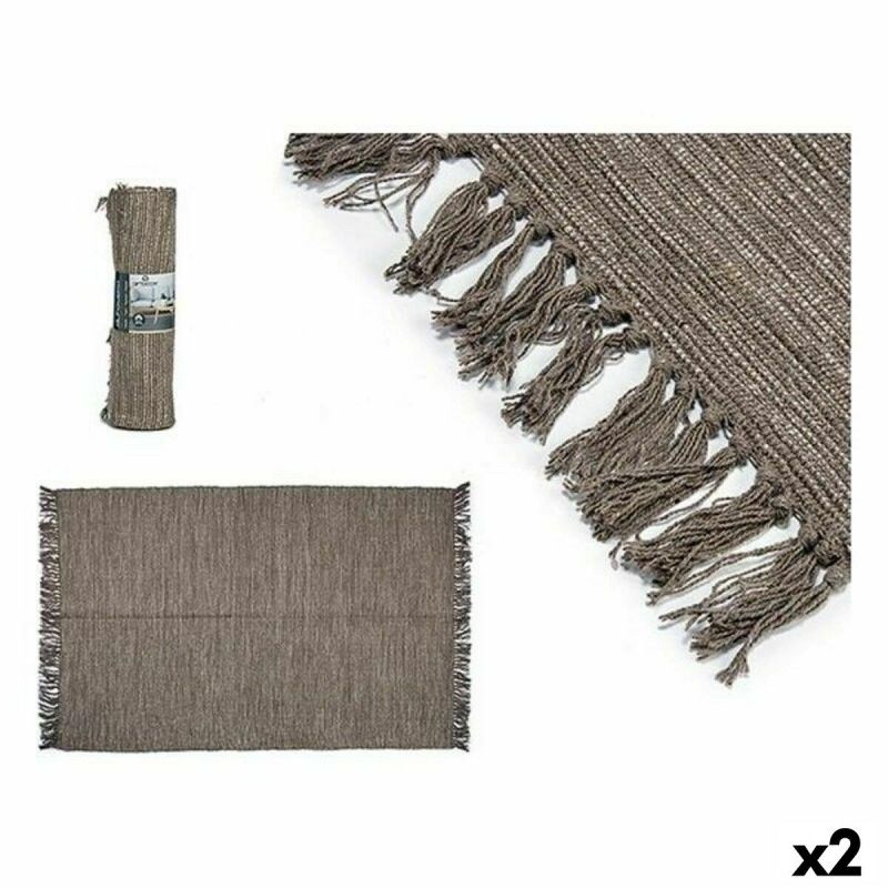Tapis Marron 120 x 80 x 1 cm (2 Unités) | Leroy Merlin