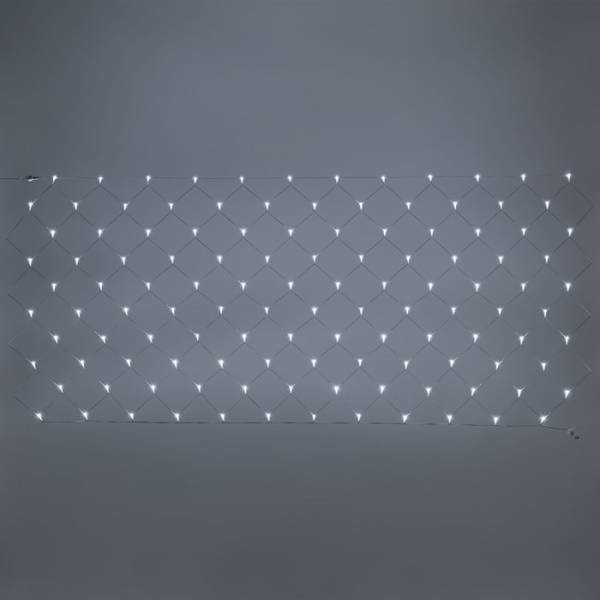 Filet lumineux 2X1 Mètres 120 LED blanc froid prolongeable 31V câble ...