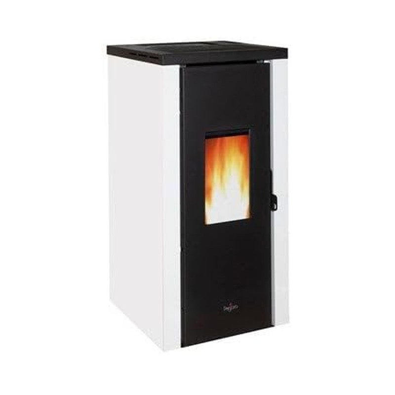 Estufa de pellets Pegaso Vera 7,7 KW. Eficiencia y diseño superior con ...