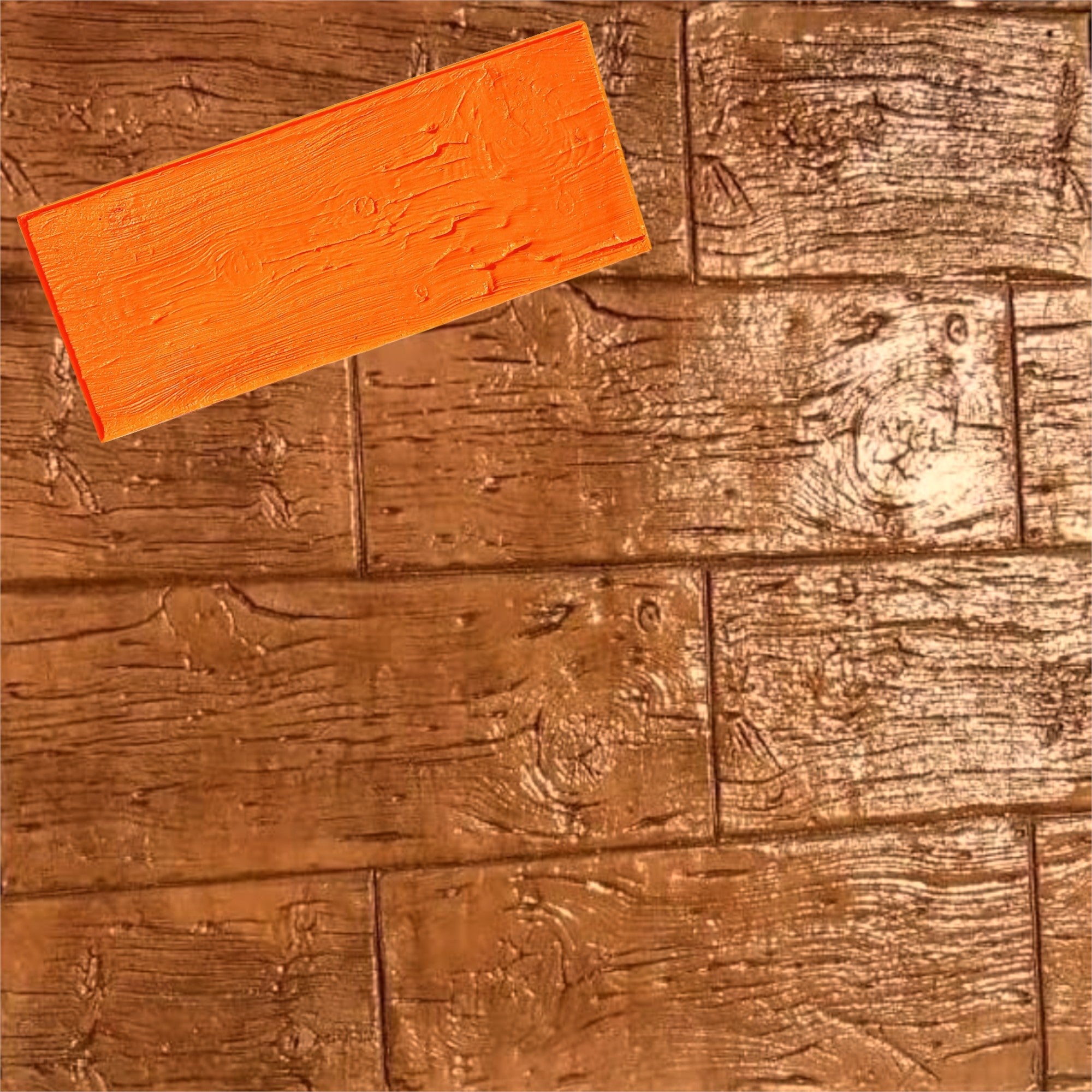 Stampo per calcestruzzo stampato VECCHIO TRAVE DI LEGNO 60X25 cm ...