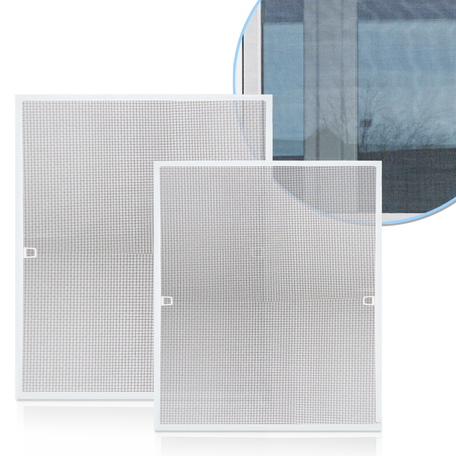 Zanzariera per finestre Zanzariera con telaio in alluminio Zanzariera ...