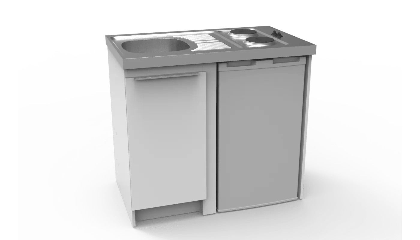 Kitchenette complète CADETTE électrique Moderna, 91x120x60 Top 48cm ...
