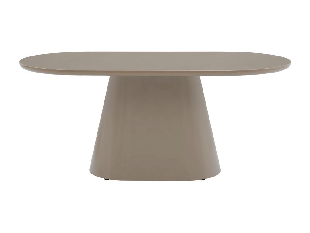 Table à manger 6 personnes en MDF - Taupe - VALIANA de Pascal Morabito ...