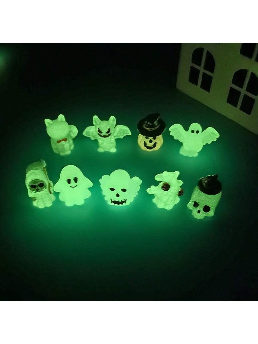 Décorations Dhalloween Hibou Lumineux Série De Veilleuses Fantômes ...