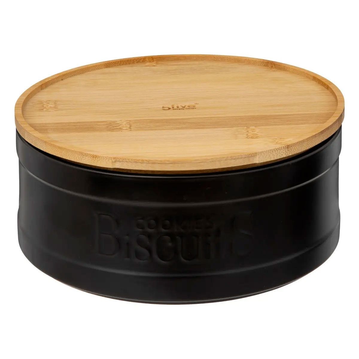 Boîte à Biscuit "Natureo" 22cm Noir | Leroy Merlin