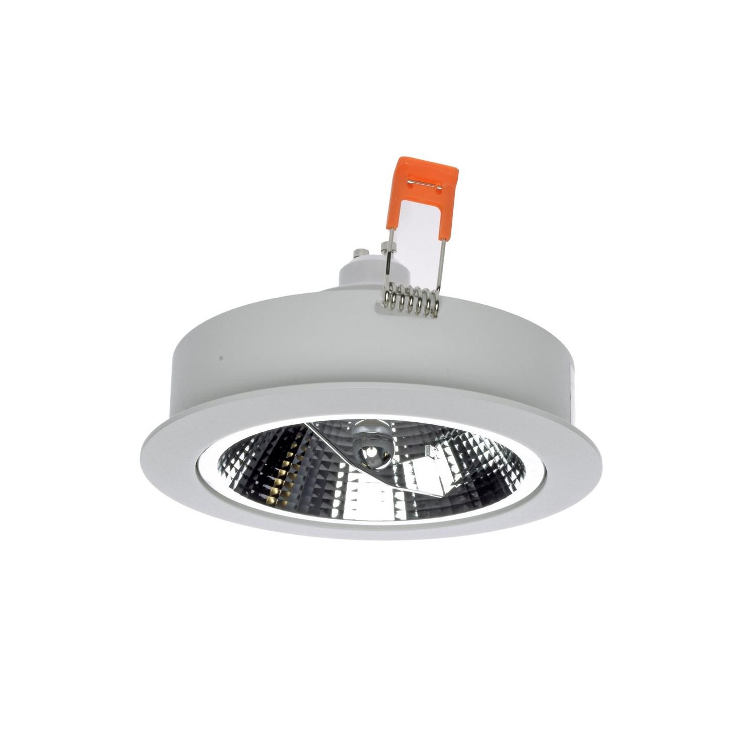 Spot Downlight LED 12W AR111 Coupe Ø 120 mm No Flicker 4000K Blanc ...
