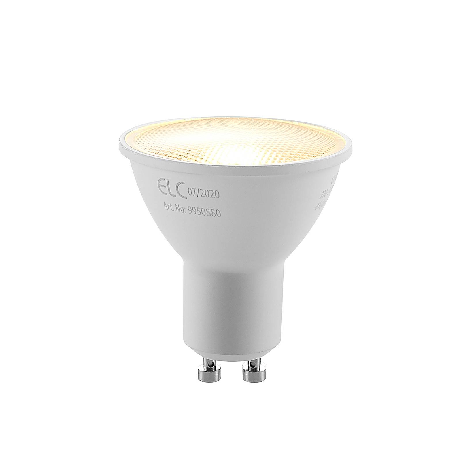 ELC réflecteur LED GU10 5 W lot de 10 2 700 K 120°, Ampoule lampes LED ...