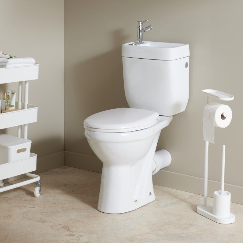 Pack wc surélevé Sortie Horizontale avec lave mains intégré | Bricoman