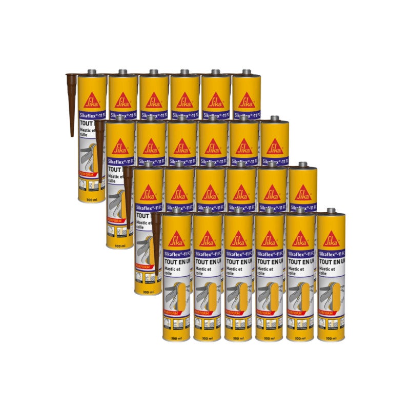 Lot de 24 mastics colle multi-usages SIKA Sikaflex 11 FC Purform ...