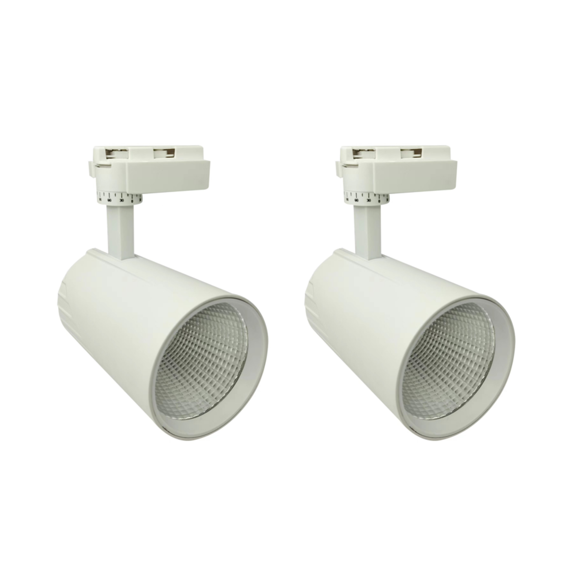 2x Spot de Plafond sur Rail Led 30W, Blanc Neutre 4200K, 3000 Lumens ...