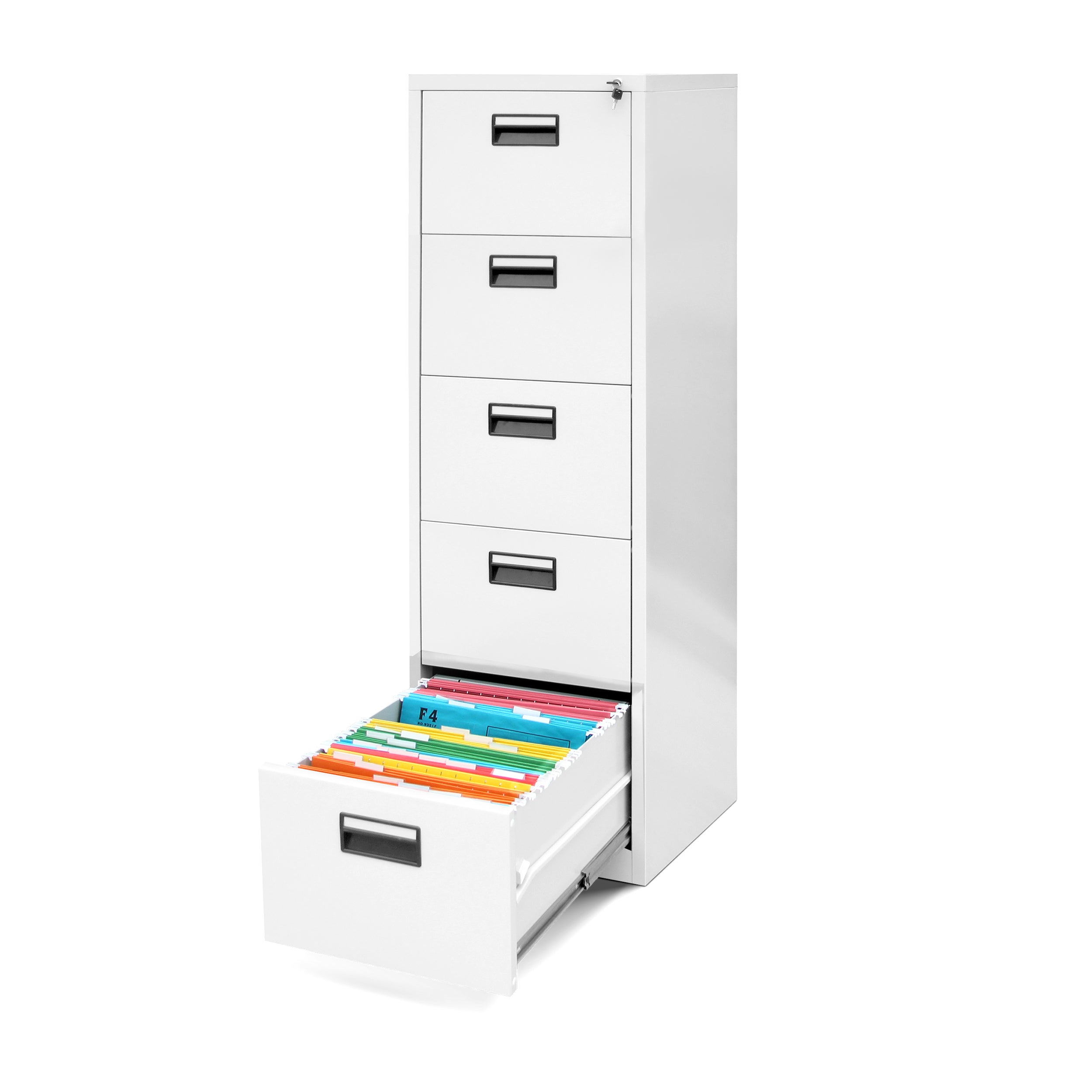 Armoire pour Dossiers Suspendus Métallique avec 5 Tiroirs 162 cm x 46 ...