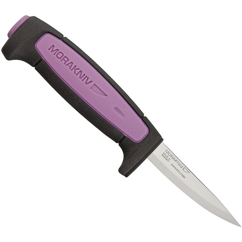 Couteau MORAKNIV Precision Violet - Lame inox pointue 75mm | Leroy Merlin