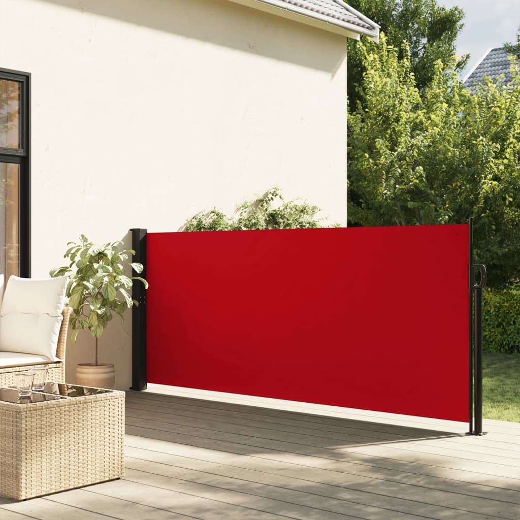 Auvent latéral rétractable rouge 100x300 cm | Leroy Merlin