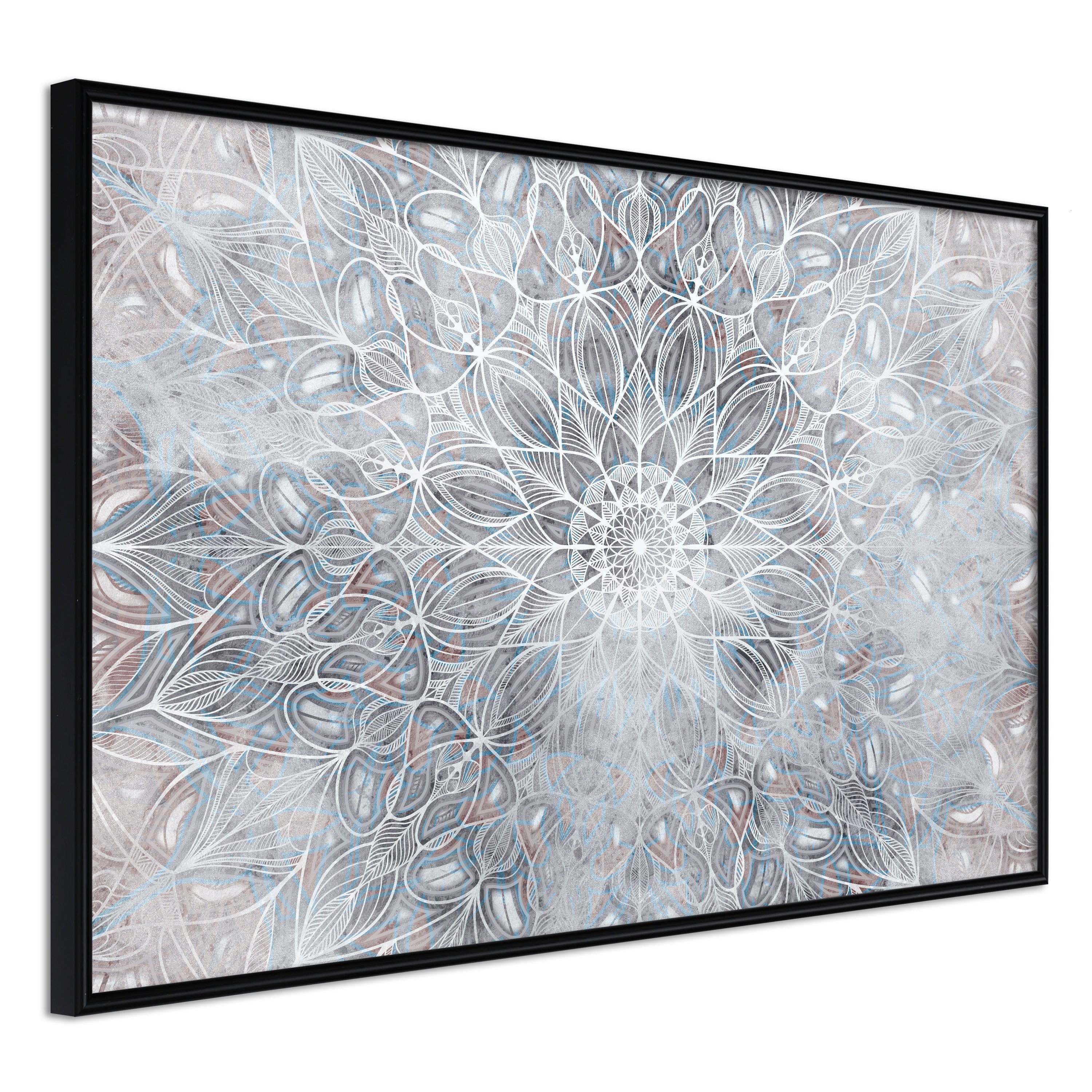 Poster et affiche - Winter Mandala - 90x60 | Leroy Merlin