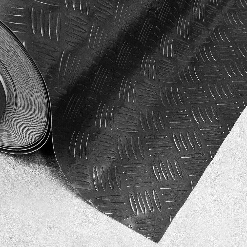 Tapis en Pvc Au Mètre H140 Revêtement de Sol Effet Tôle Paillasson ...