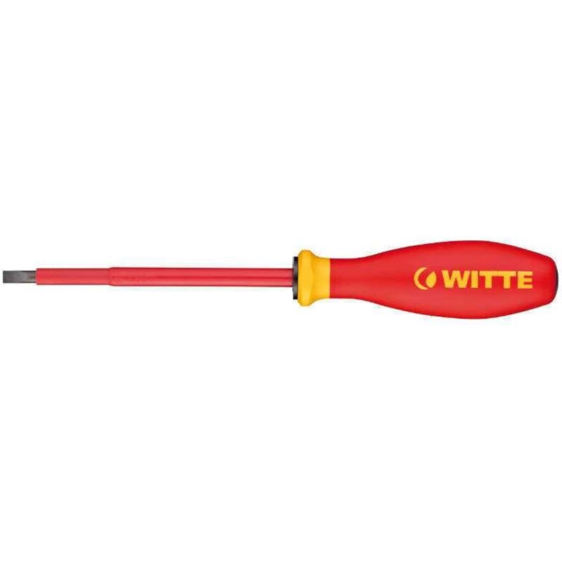 Destornillador aislado de boca plana PRO VDE (4,0x100) Witte 74054 ...