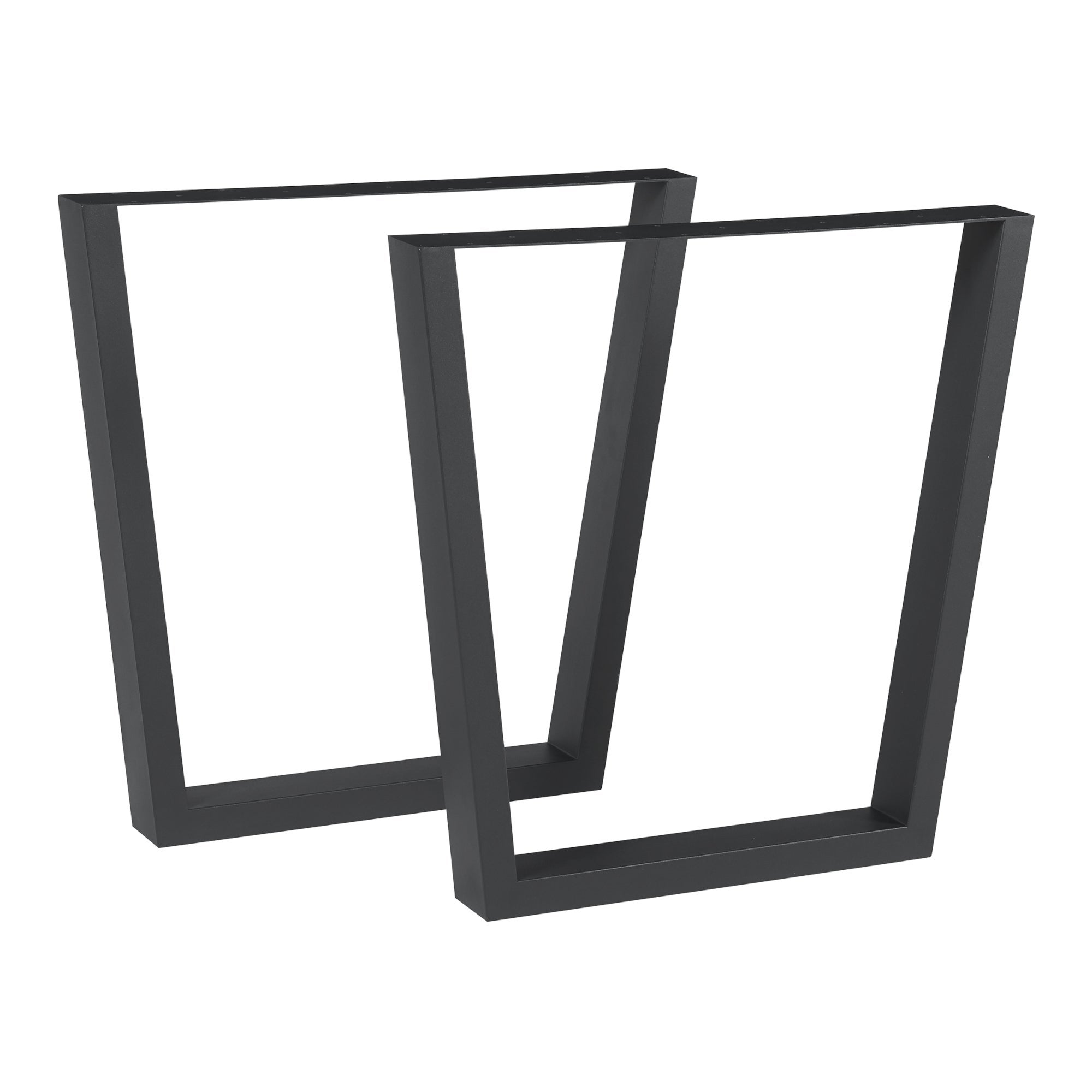 Lot de 2 pieds de table meuble moderne design original DIY acier 72 x ...