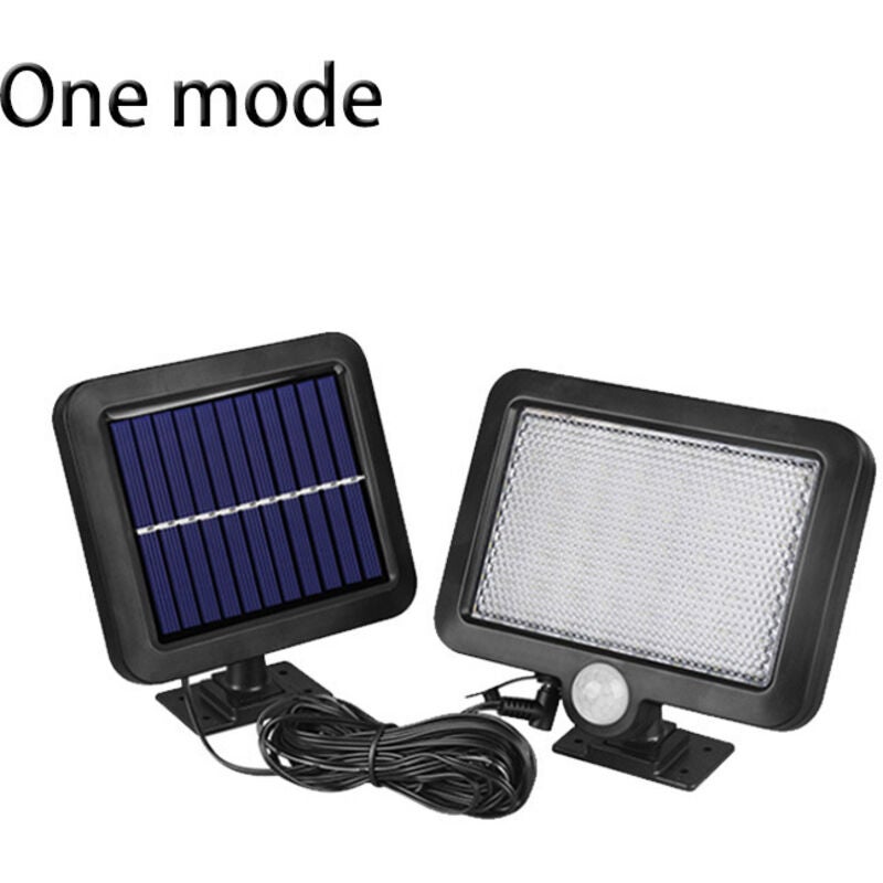 Applicazioni per pareti solari esterni 56 LED, rilevatore di movimento ...