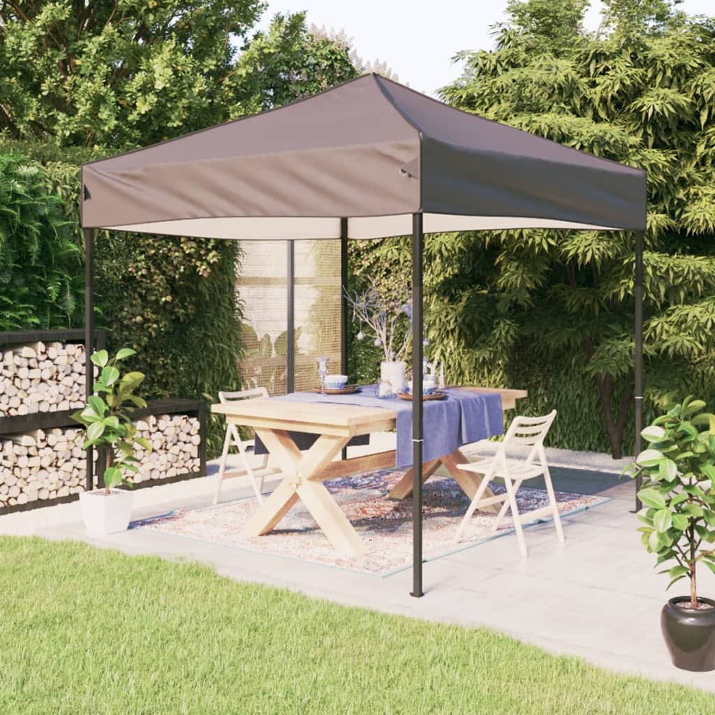 Tonnelle de jardin | Tente de réception pliable Taupe 3x3 m CFW63988 ...