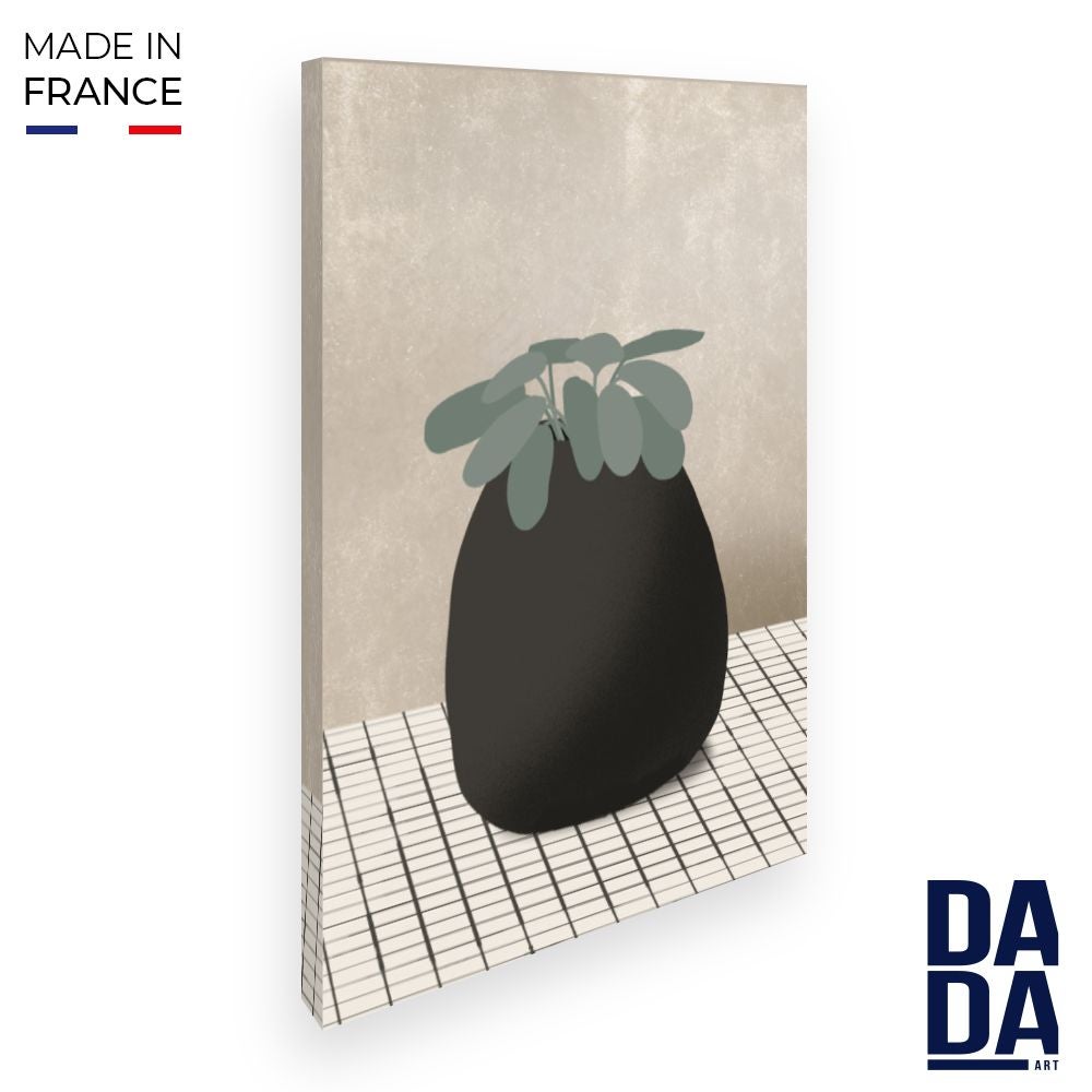 Toile Plante en pot / 100x140cm / Fabriqué en France / DADA ART | Leroy ...