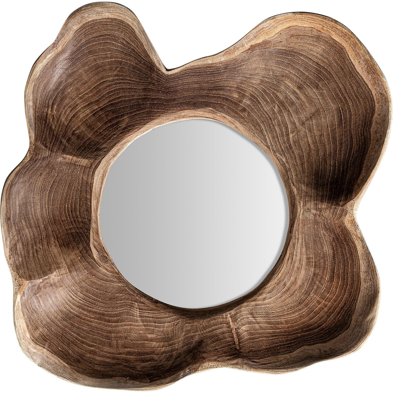 Miroir urama 49 x 5 x 49 cm Naturel | Leroy Merlin