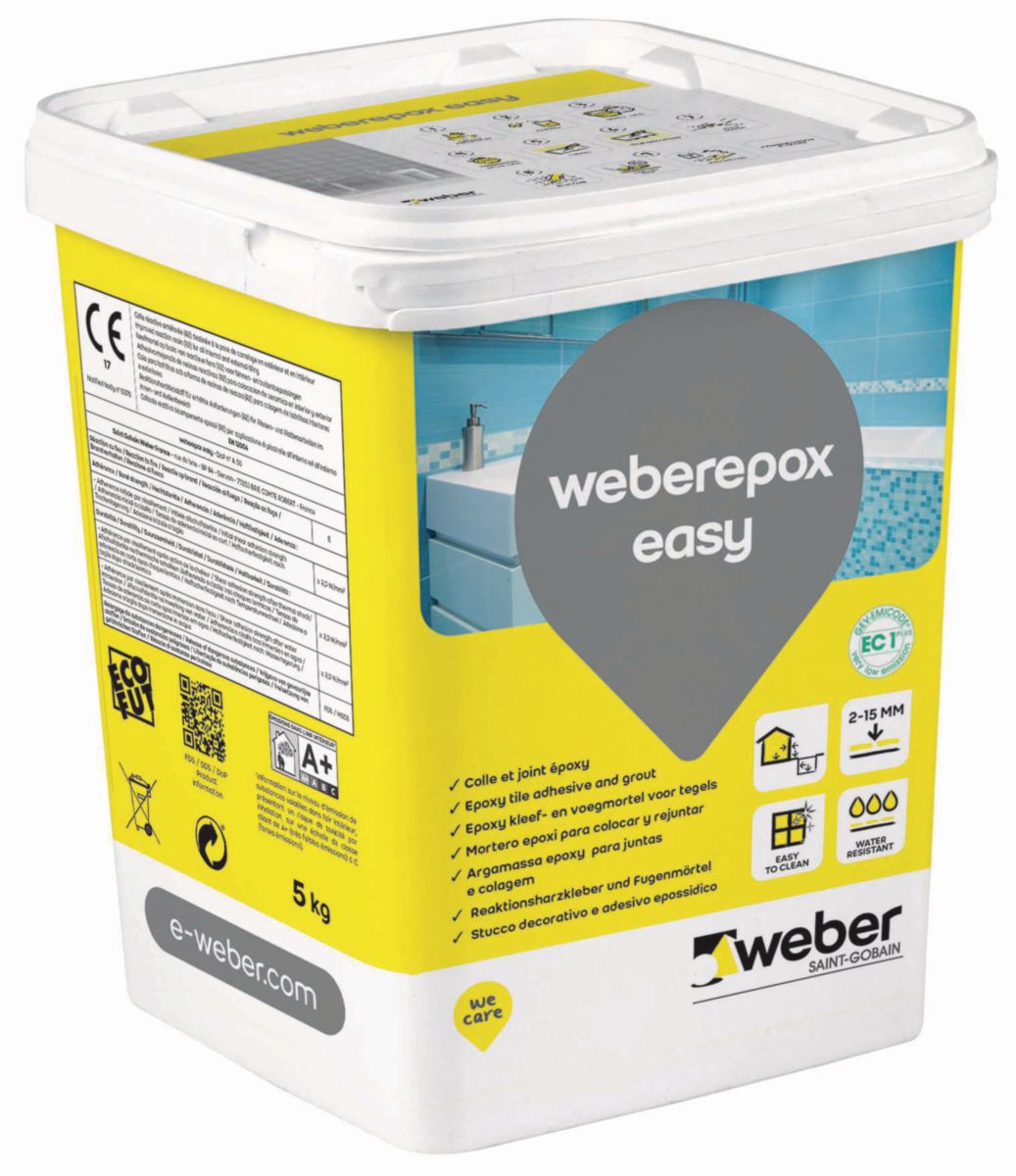WEBER EASY EPOX 5KG GRIS CIMENT | Leroy Merlin