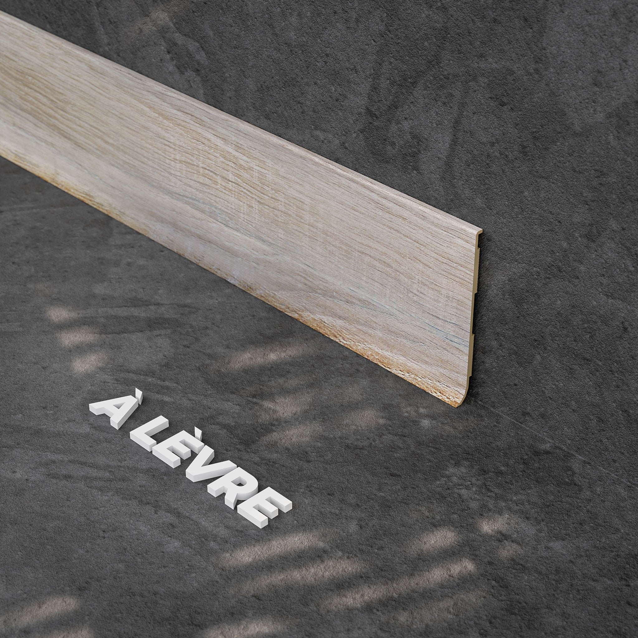 Plinthe à Lèvre PVC - Chêne Naturel - 1 m, À l'unité | Leroy Merlin