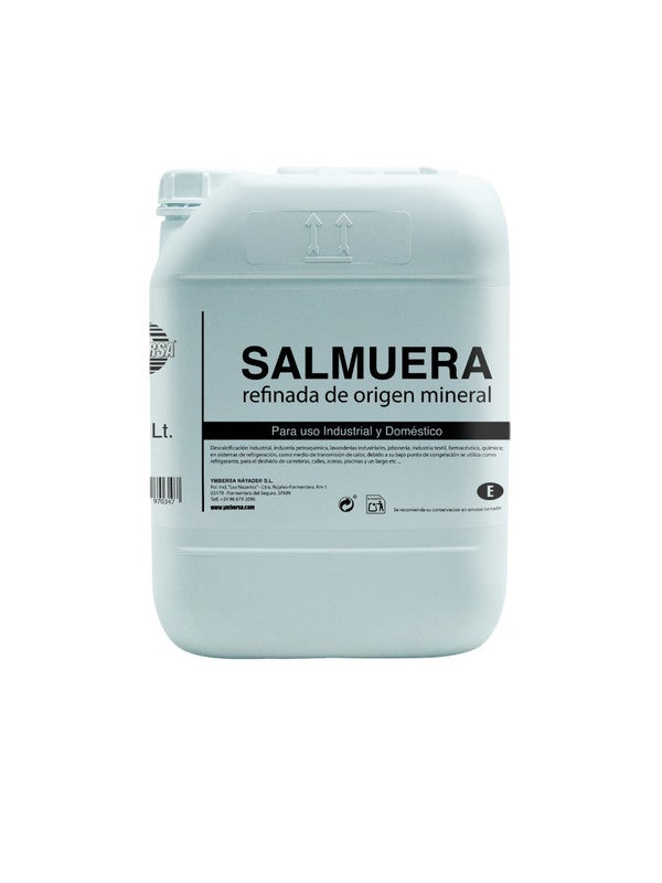 Salmuera - sal líquida para uso industrial y doméstico. Botella 20 Lt ...