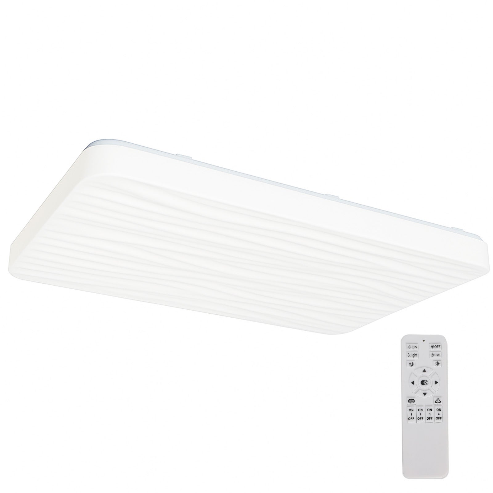 Plafón LED Rectangular 90W 945×645×75 mm – CCT 3000/4000/6000K, Color ...