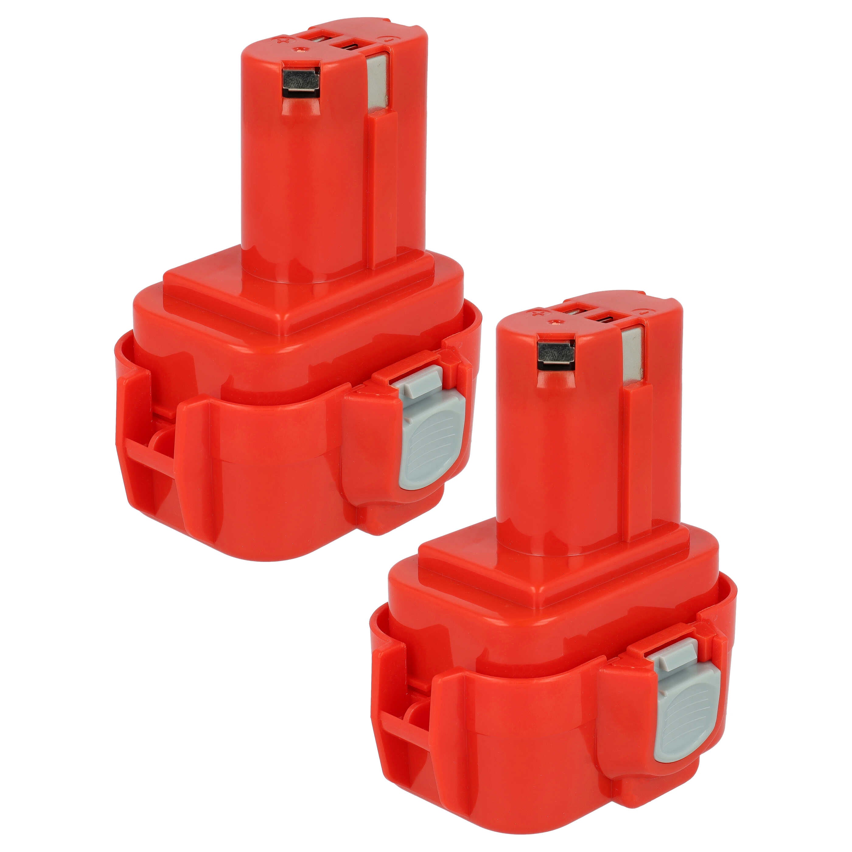 EXTENSILO 2x Batteries remplacement pour Makita 9100A, 9101A, 9102A ...